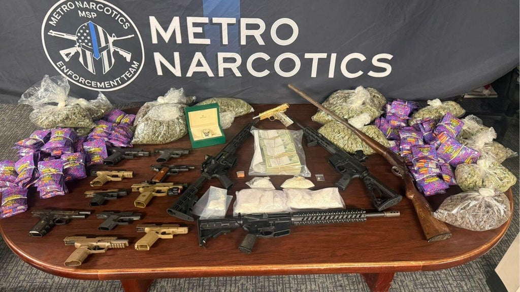 Narcotics, firearms and vehicles seized in Metro Detroit drug investigation