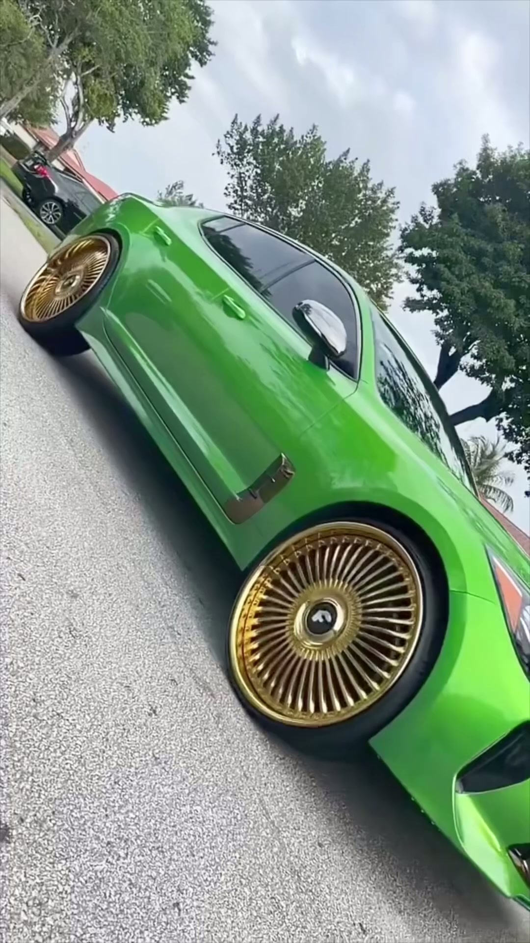 Candy Green Kia on Gold 24’s Forgios