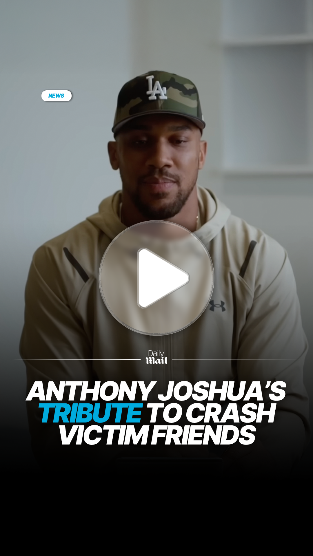 Anthony Joshua pays emotional tribute to friends killed in Nigeria car ...