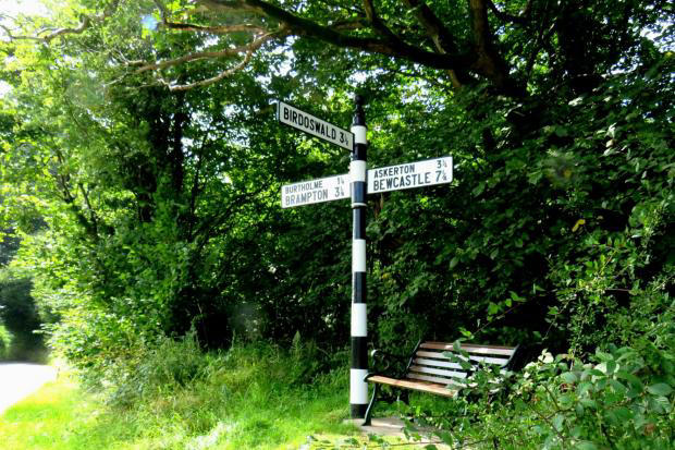 Love for Cumbria's traditional road signs online