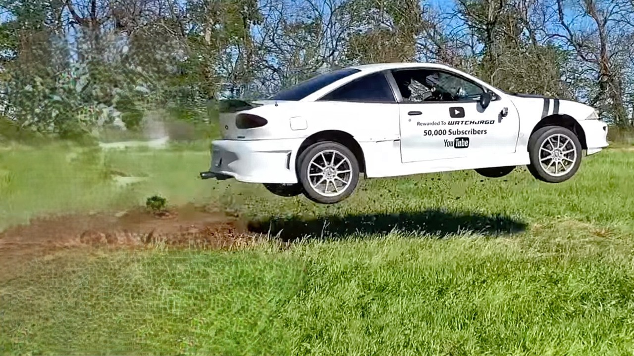 Every jump felt like the engine would fall out - riding in jumping car