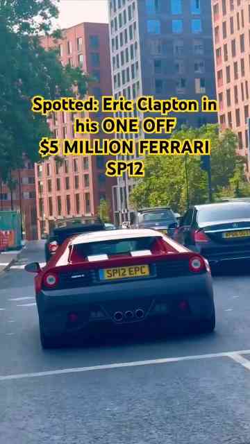That's not a normal Ferrari - Eric Clapton's $3M one-off car stunned ...