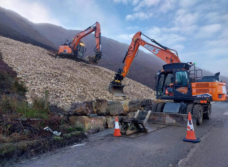 New road closures expected as £82.5 Kex Gill bypass work on A59 in ...