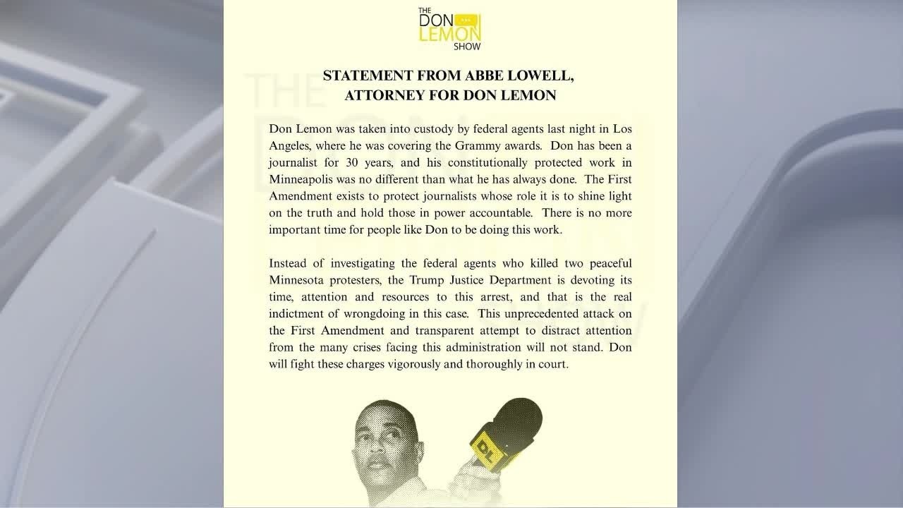 Don Lemon arrested over Minnesota church protest