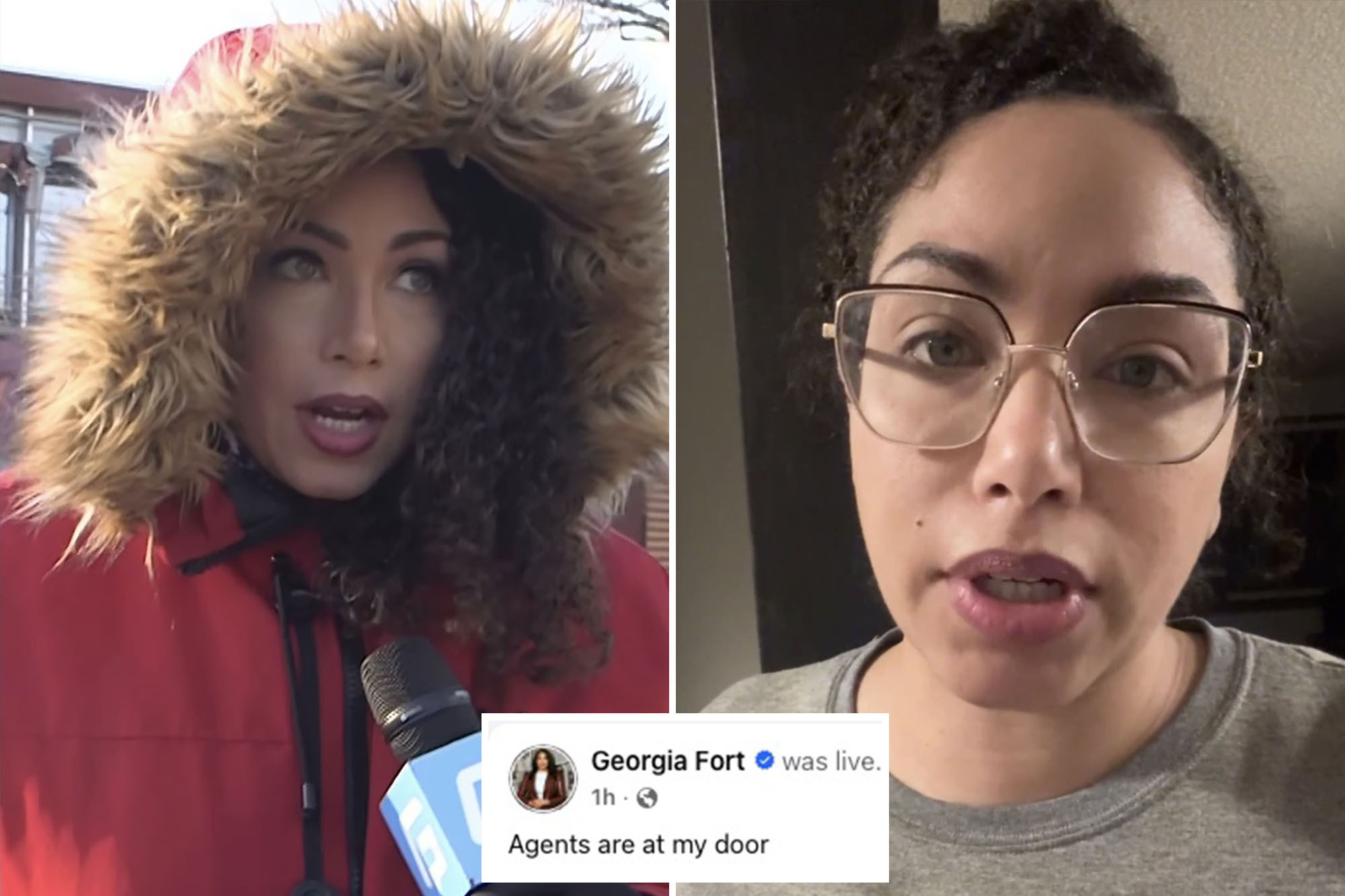 Journalist Georgia Fort livestreams her arrest after allegedly storming ...
