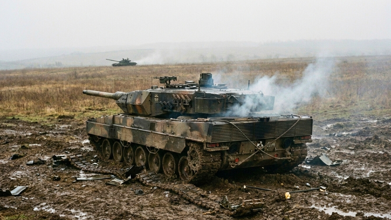 Did a Russian tank really destroy a Leopard 2A6?