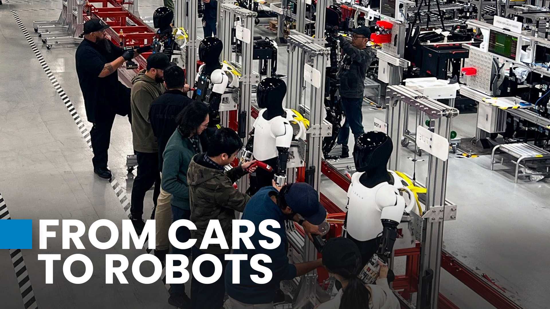 Tesla shifts from cars to humanoid robots