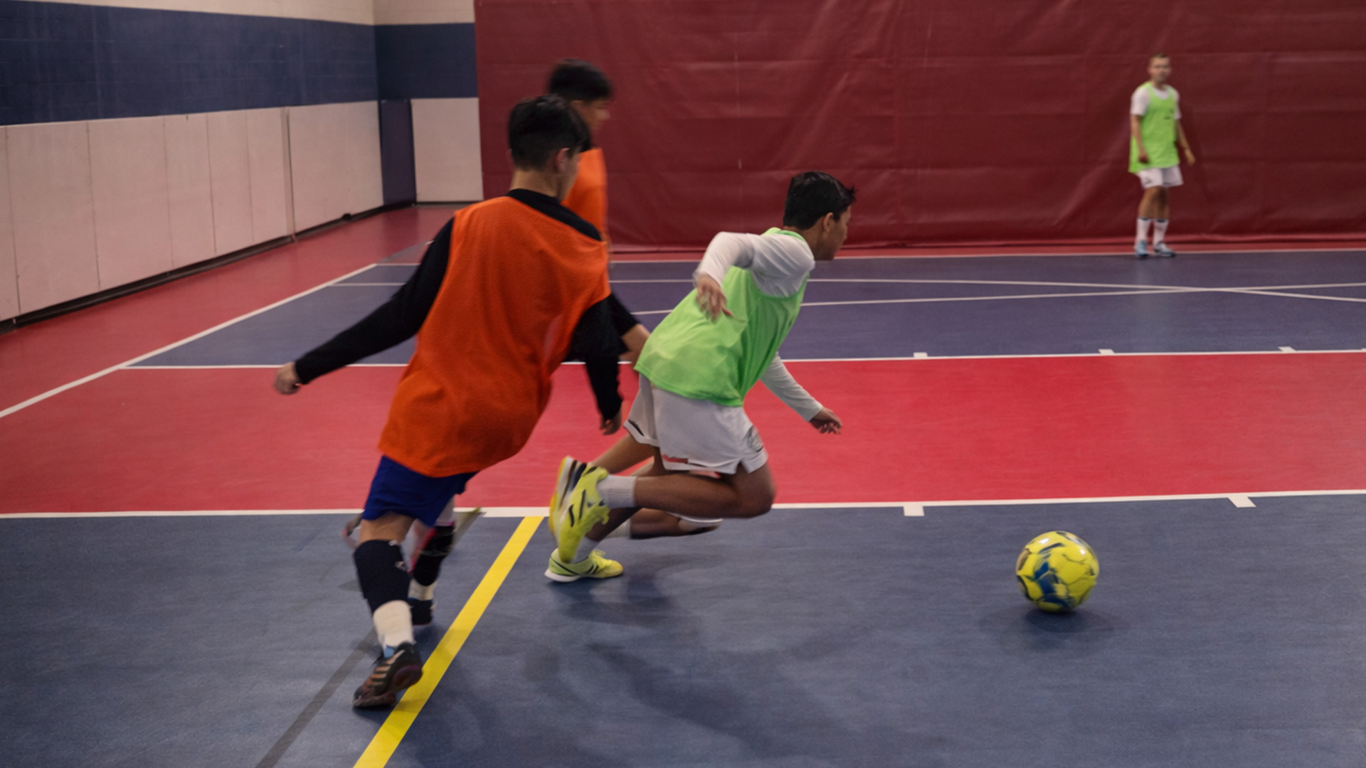 Young player with pro-level dribbling