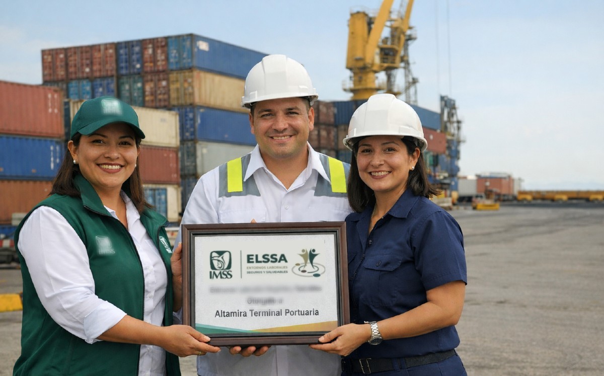 El IMSS otorga a Altamira Terminal Portuaria el distintivo ELSSA