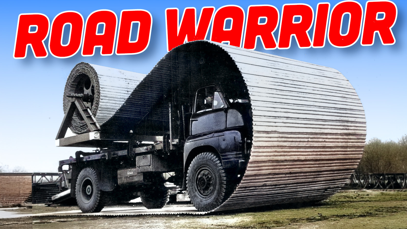 Six decades ago, the British used a truck that could lay down its own ...