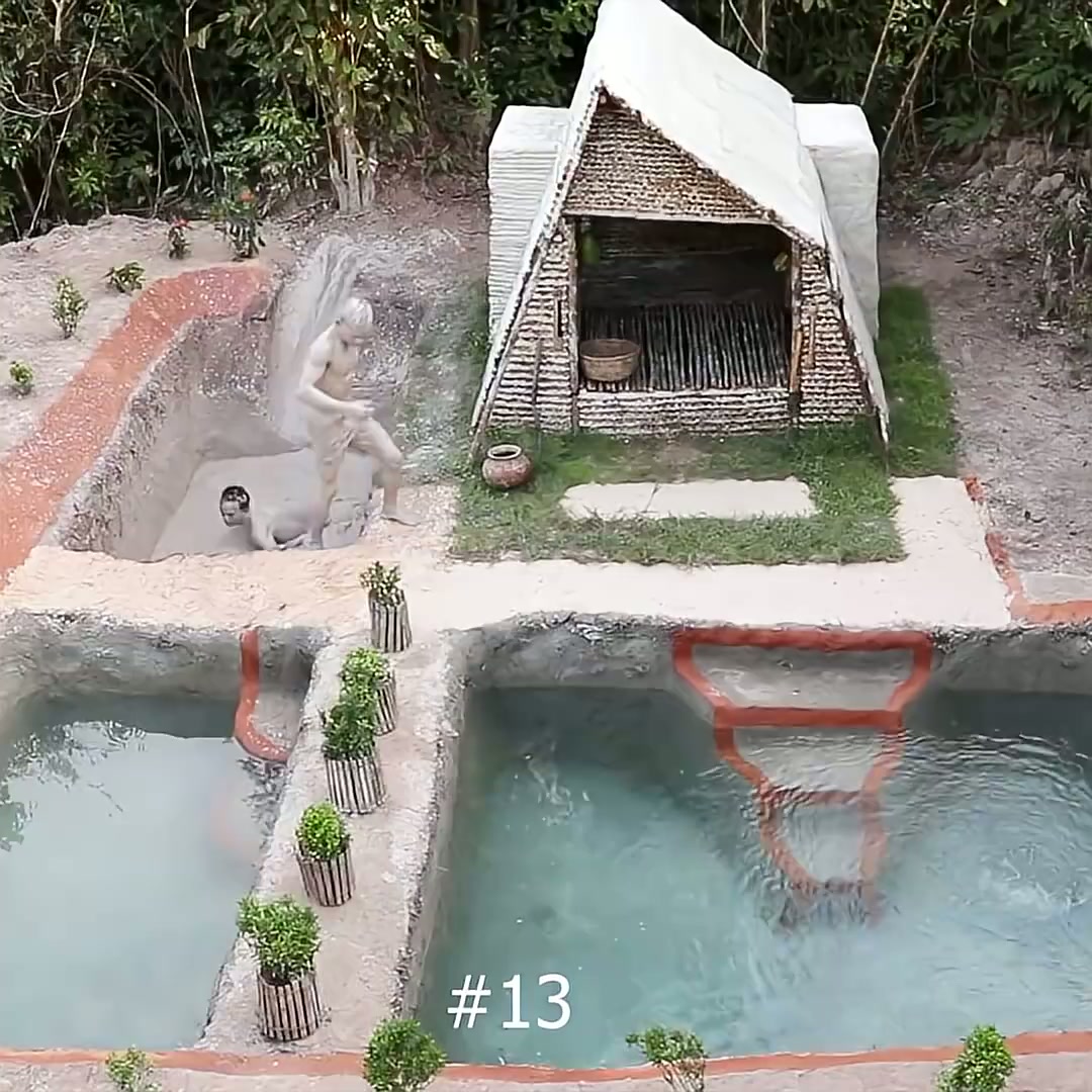 I built a mud house in the jungle and here's what happened