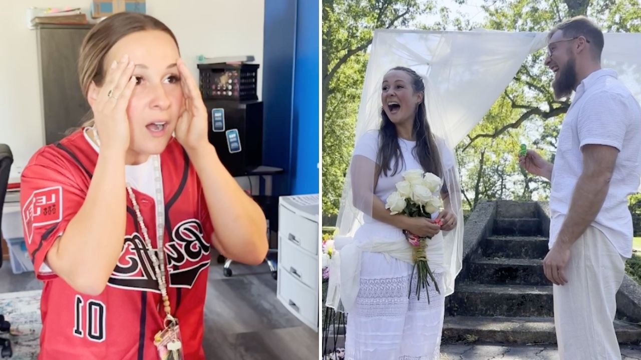 School pupils surprise beloved principal with wedding on campus ...