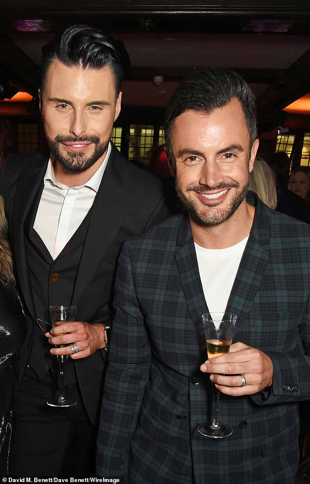Rylan puts on a loved-up display with boyfriend Kennedy Bates during ...