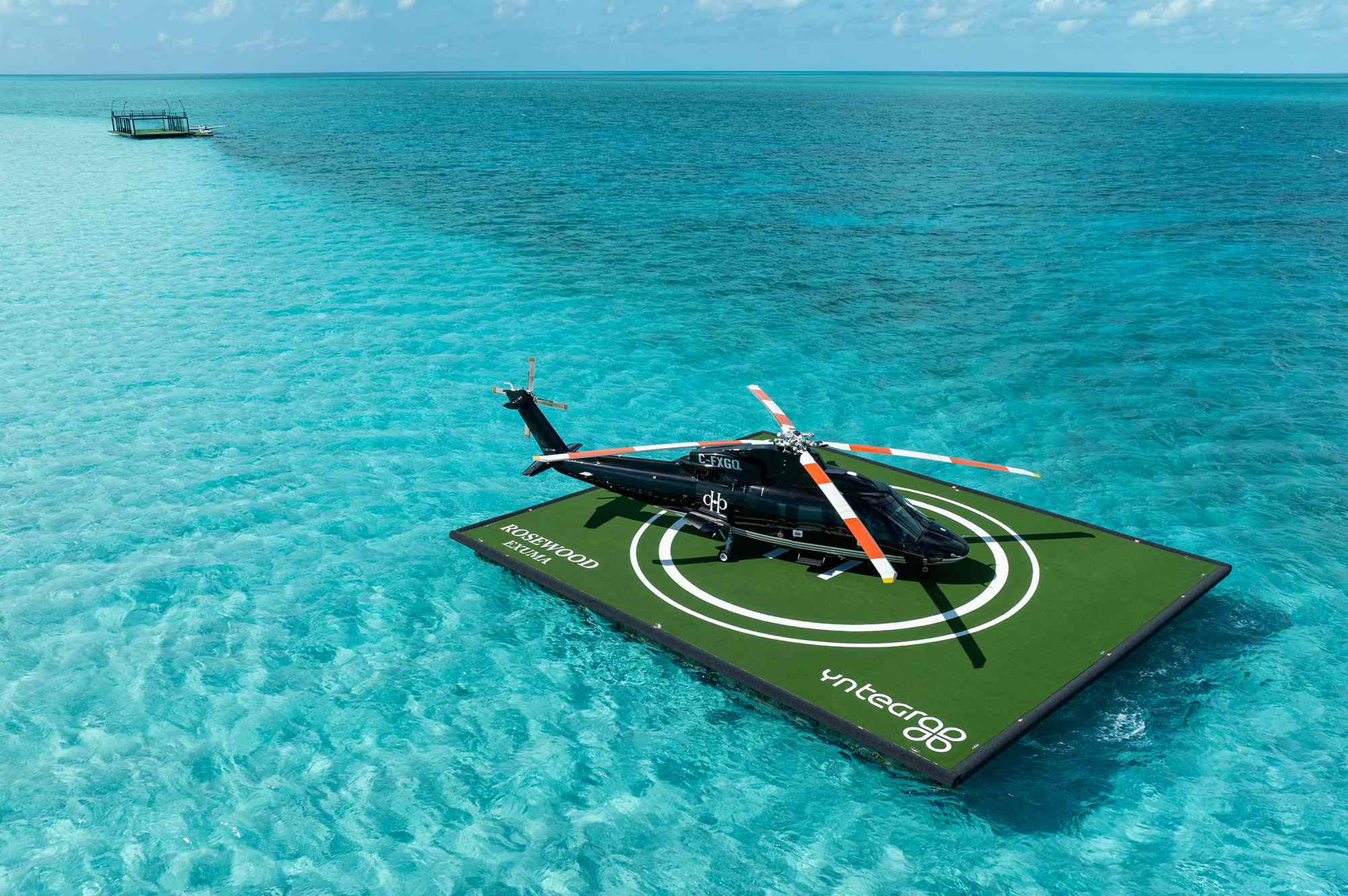 This new Bahamas resort will have the world's first floating helipad