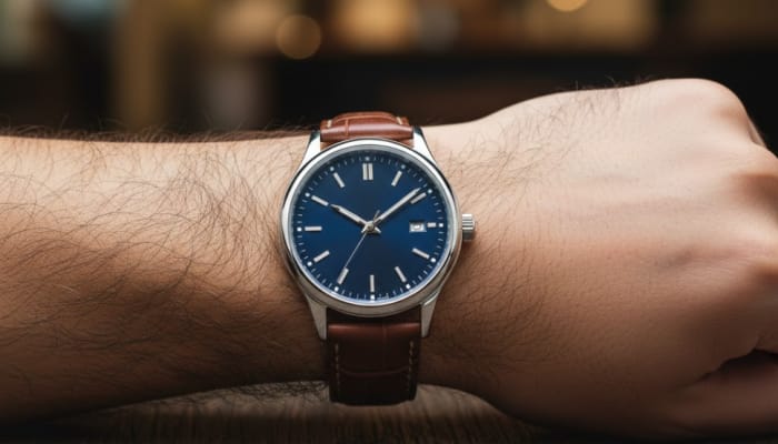 Classic men's analog watch for everyday wear