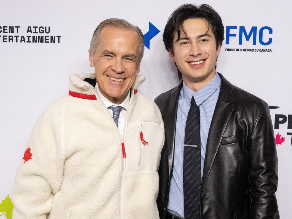 Mark Carney gifted 'Heated Rivalry' fleece from Hudson Williams, says ...