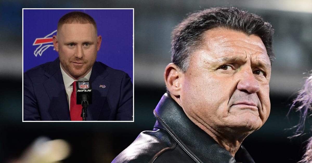 Ed Orgeron sends message to former assistant Joe Brady after landing ...