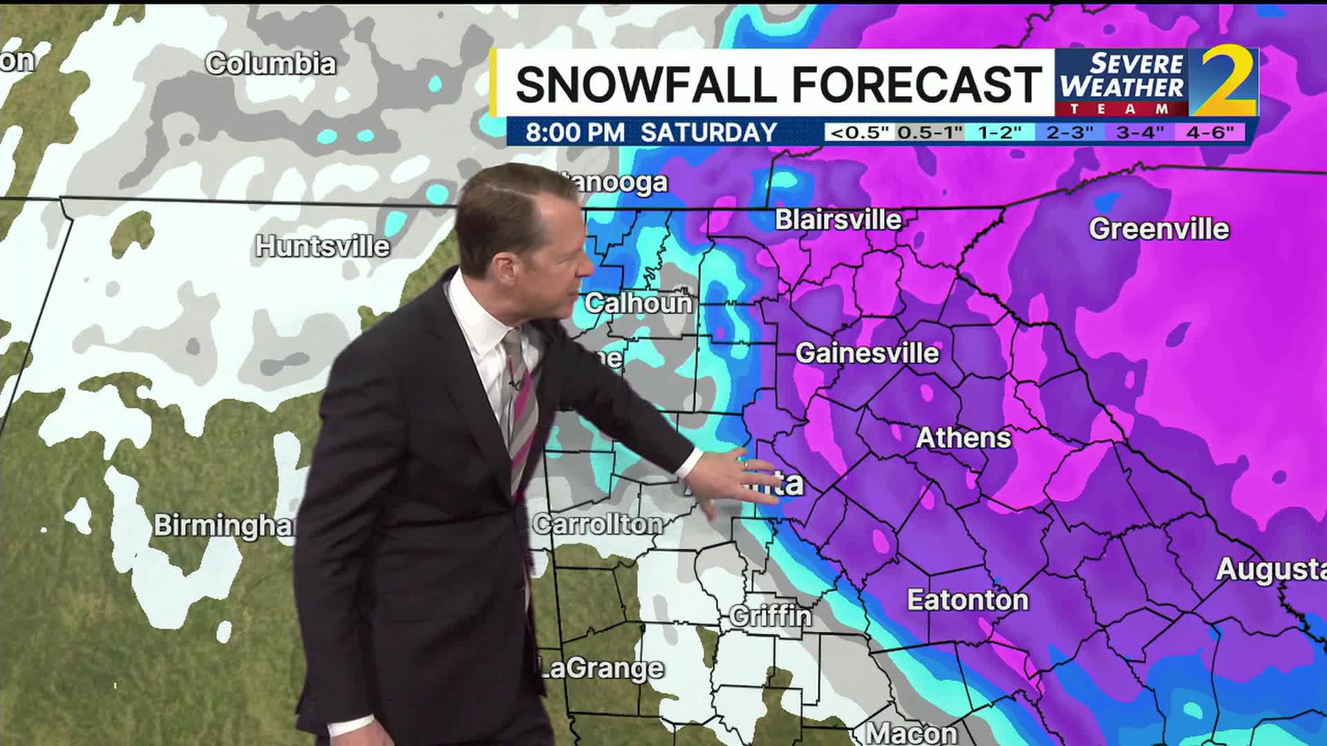 What to know about widespread snowfall in North Georgia