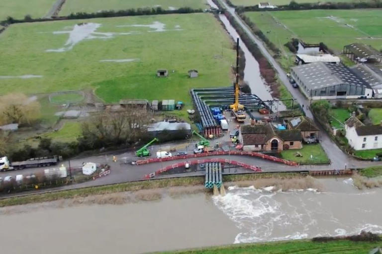 Major incident in Somerset remains ongoing after Storm Chandra
