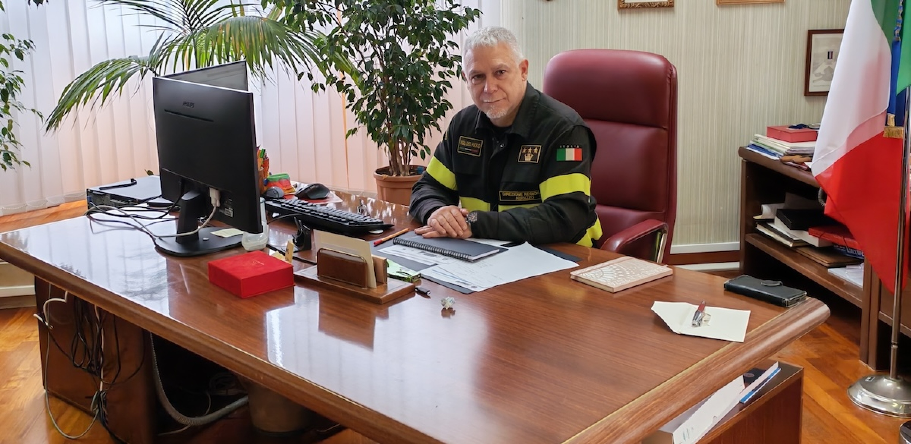 Giovinazzo nuovo comandante dei vigili del fuoco di Teramo