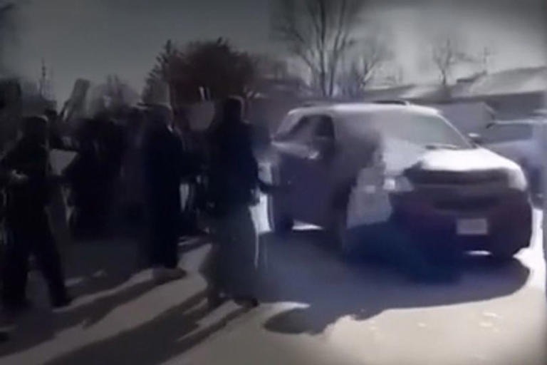 Teen struck by SUV with Trump flag during anti-ICE school protest