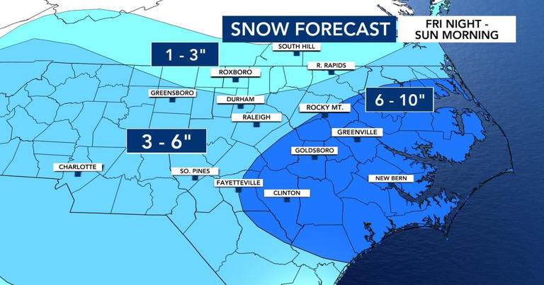 Timing when and where this weekend winter storm will bring measurable ...