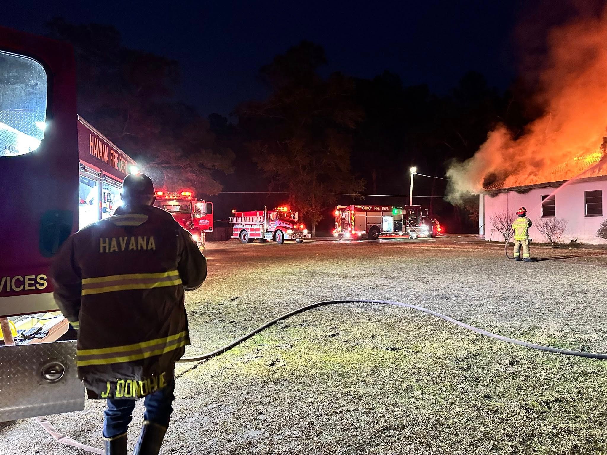 Feds join investigation of Havana church fire