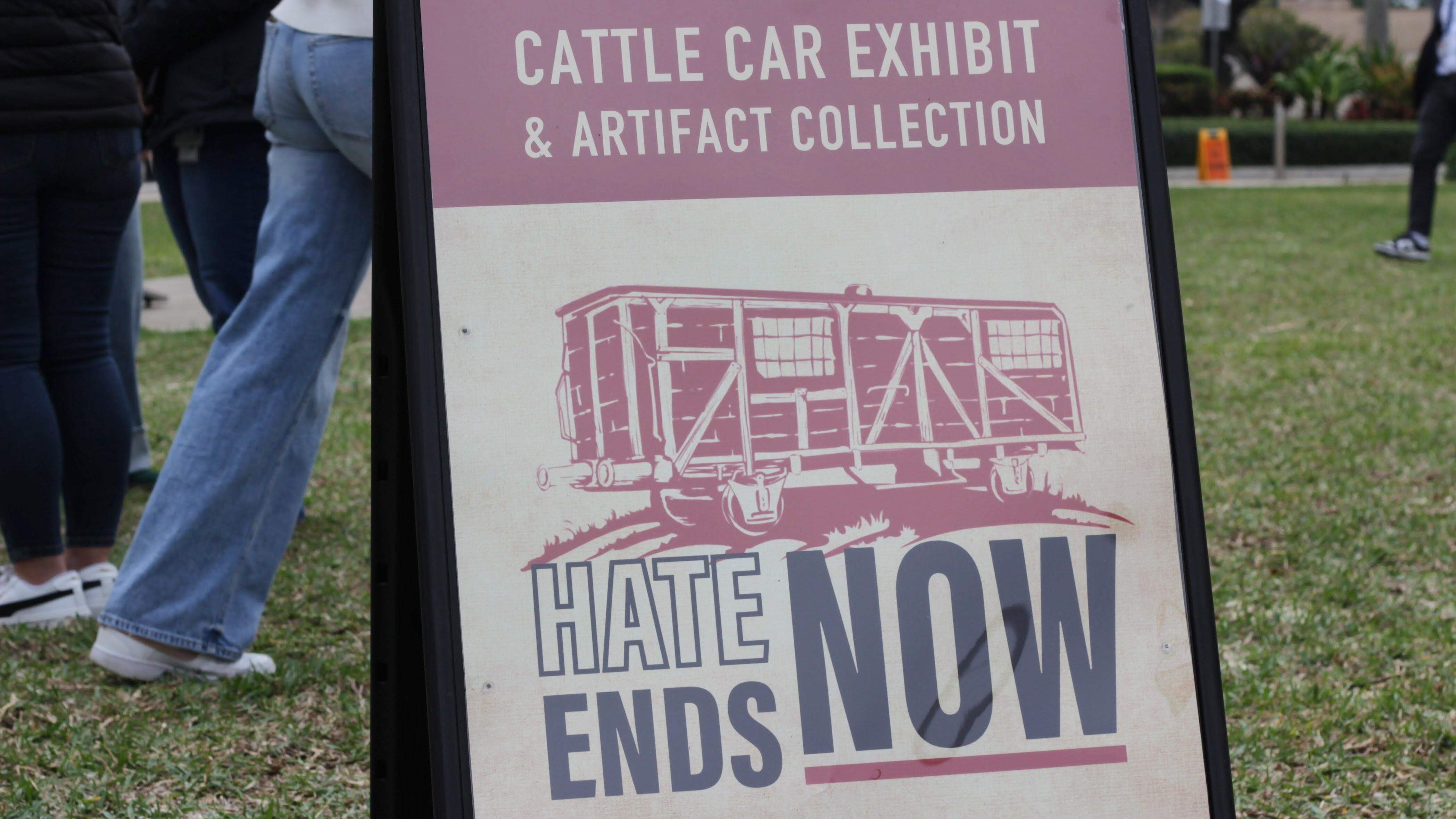 Cattle car exhibit gives Coral Springs new view of Holocaust, confronts ...