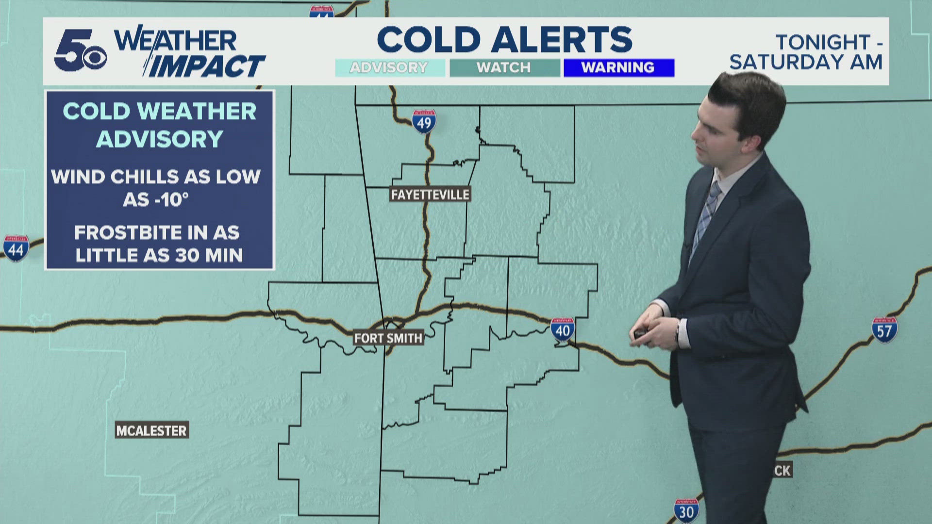 Latest weather | Cold air returns to Arkansas and Oklahoma