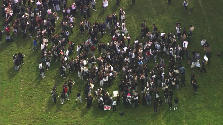 Thousands march in anti-ICE protests across Bay Area