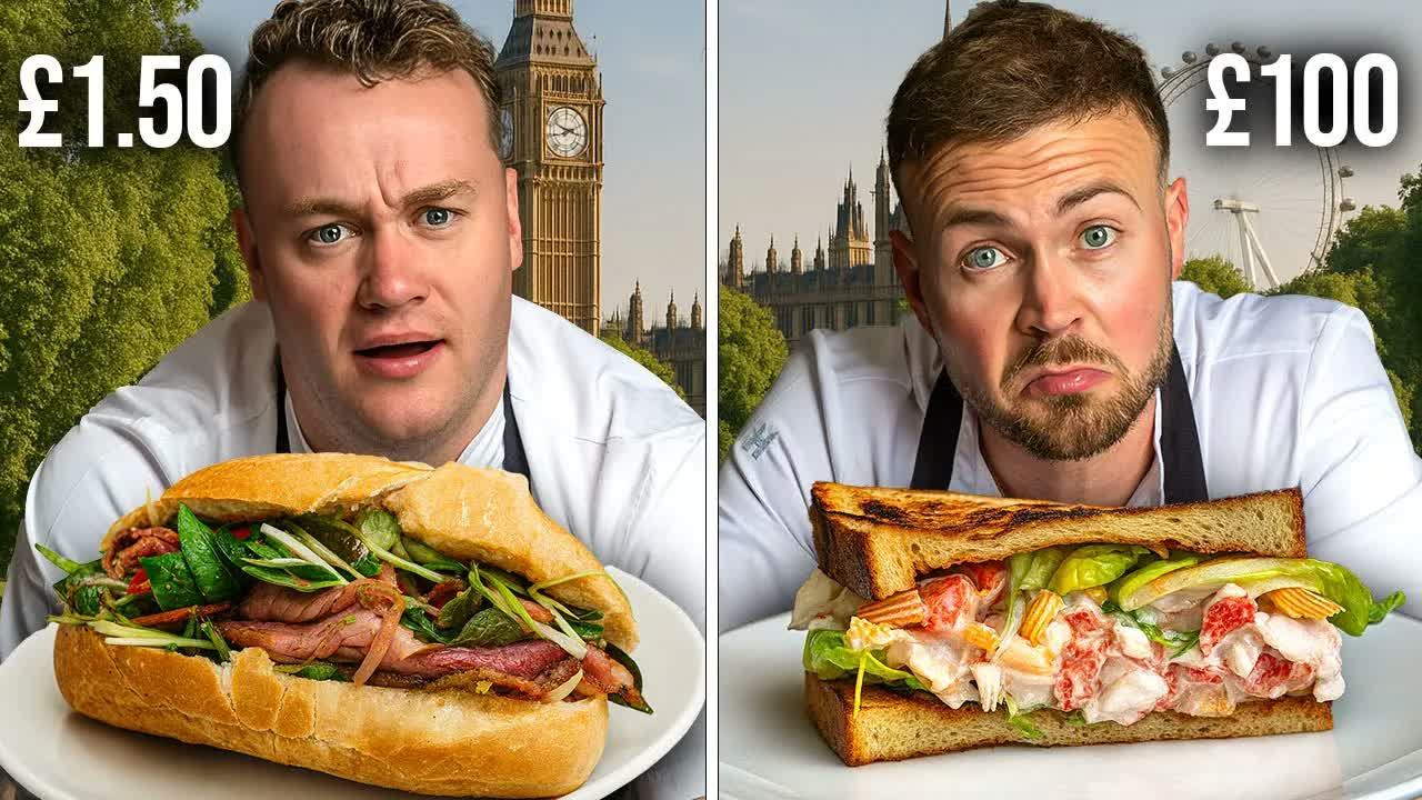 Cheap vs expensive sandwich