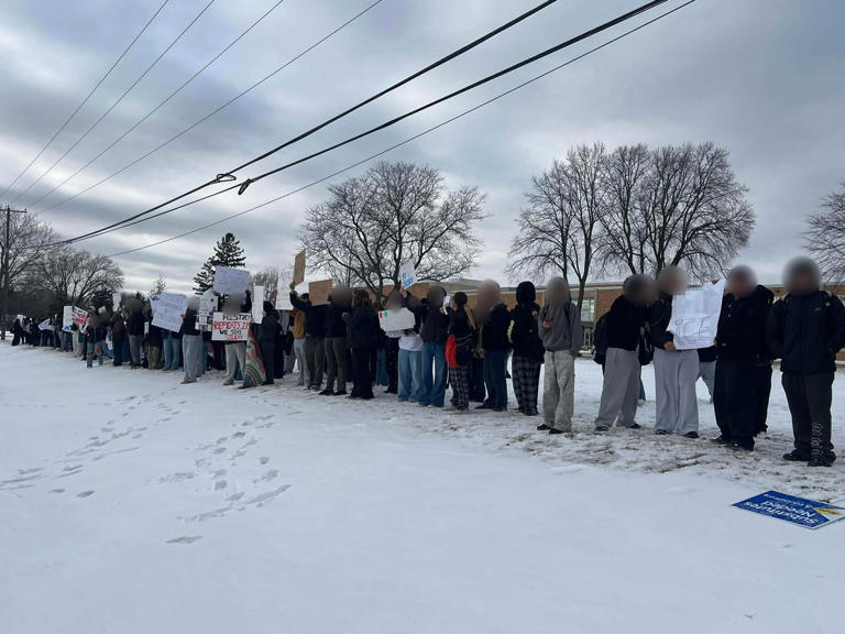 Guilford students protest against ICE