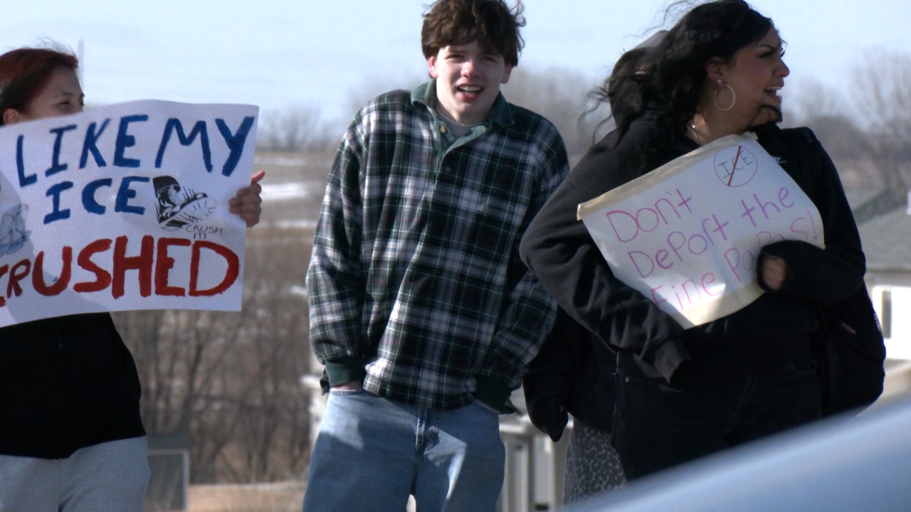 Students skip class to protest against ICE