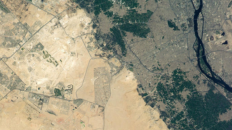 Satellites reveal new shafts and voids in pyramids' underground maze