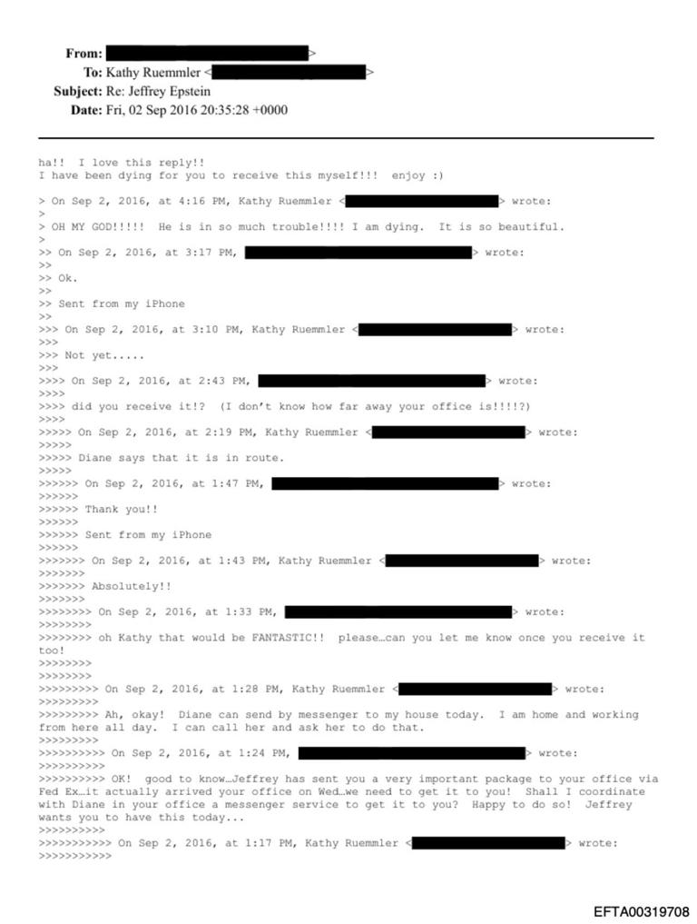 The famous names in the latest release of Epstein files