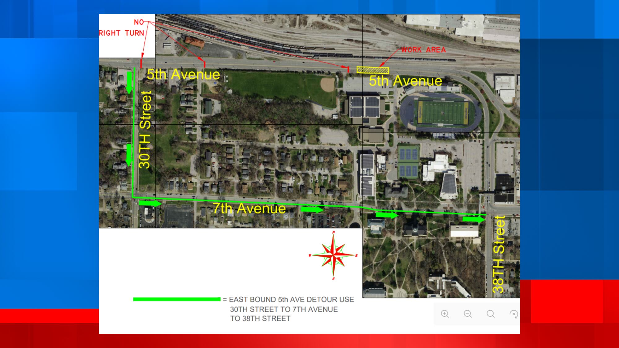 Temporary road closure to impact 5th Avenue, Rock Island