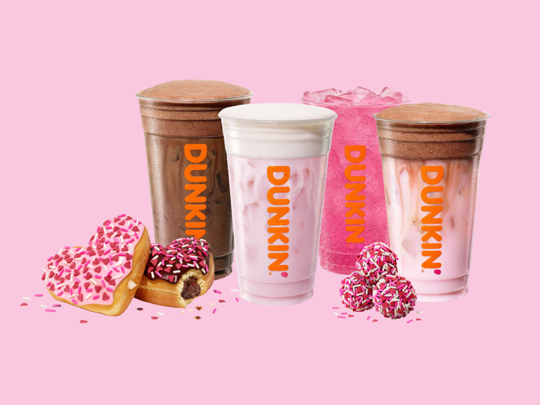 The Dunkin' 2026 Valentine’s menu is here with festive drinks, heart ...