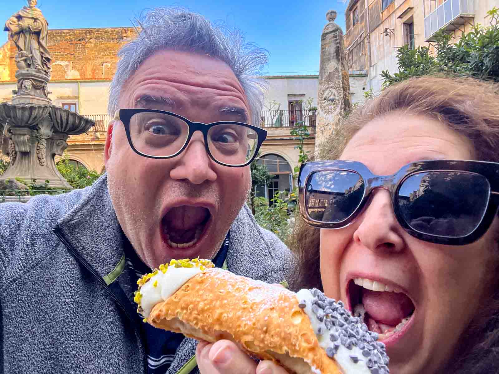 Cannoli at Sicilian monastery