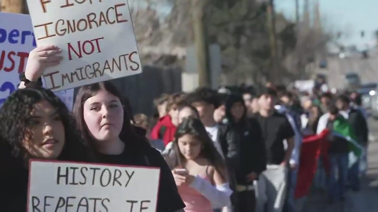 Students at Skyview campus walk out of class as part of nationwide protests