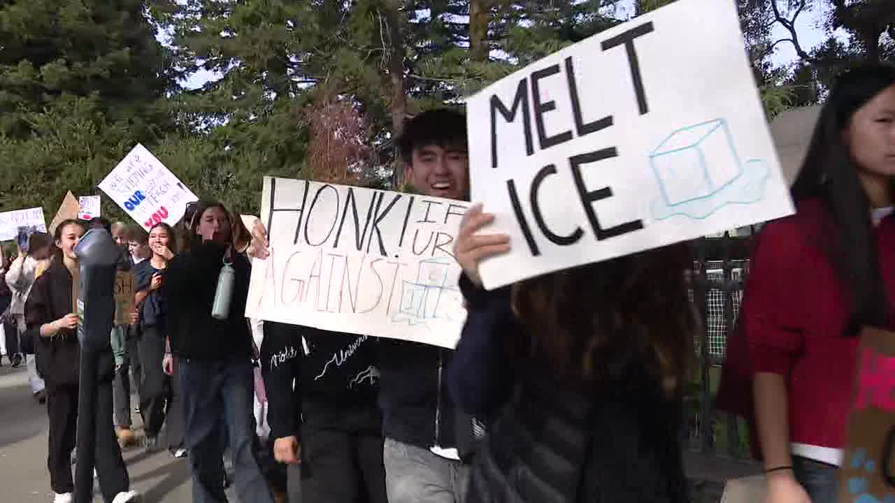 Live: Bay Area students protest against ICE
