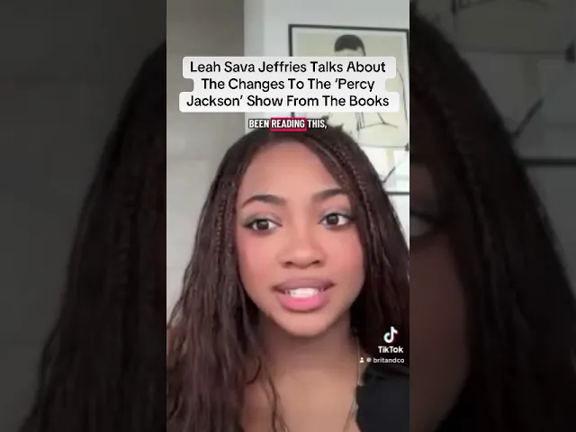 Leah Sava Jeffries talks about the changes to the 'Percy Jackson' show ...