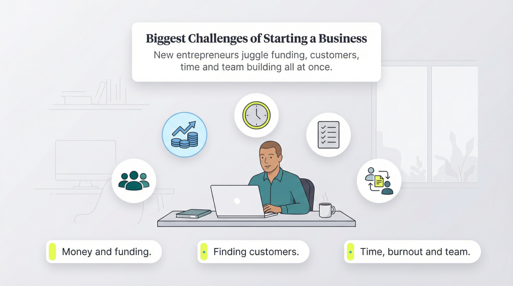 The 7 biggest challenges of starting a business (and how to overcome them)