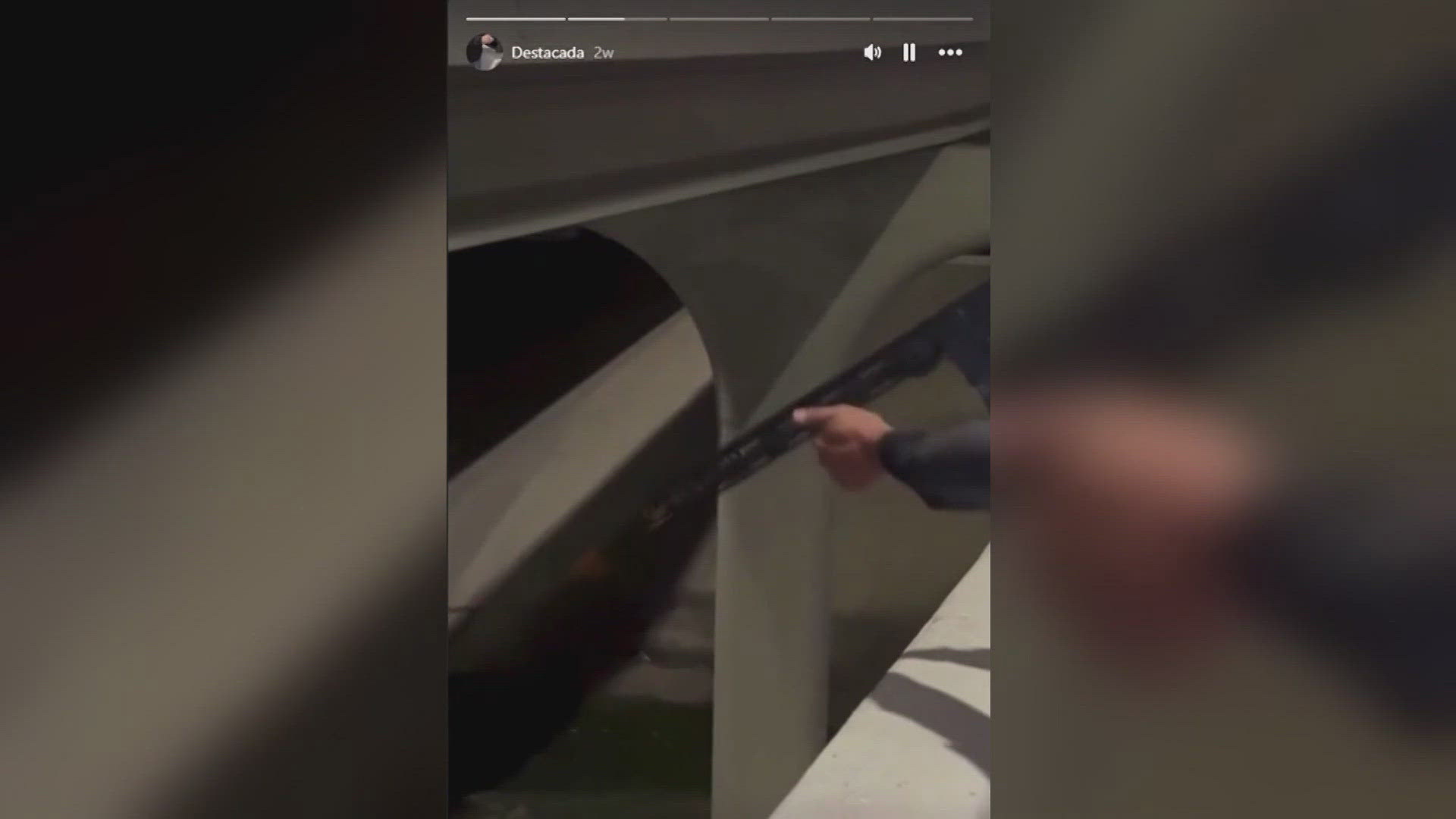 Men arrested after firing guns off Dallas highway bridge on New Year's Eve