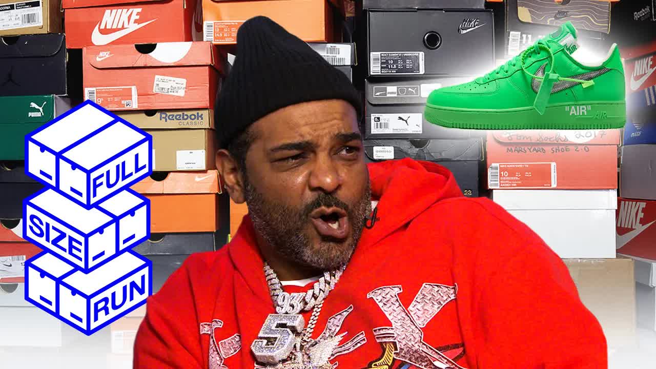 Jim Jones does everything possible to keep his sneakers crispy | Full ...