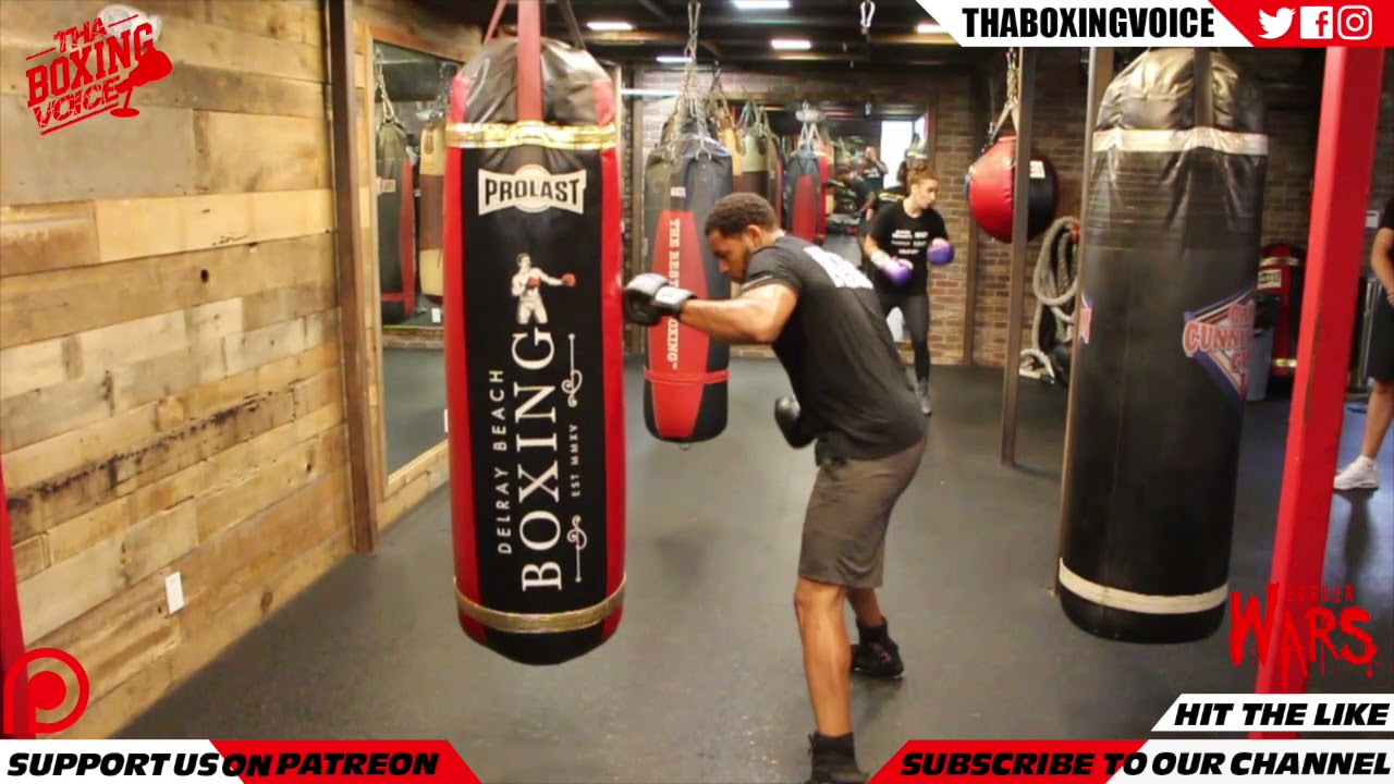 🚨 Michael Hunter on the heavy bag in preparations for Triller fight vs ...