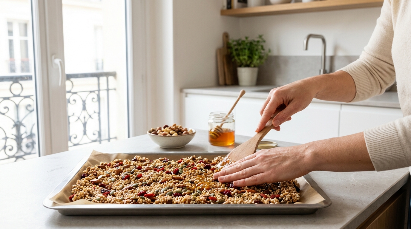 Ce goûter sain à base de barres de céréales au quinoa est devenu le ...