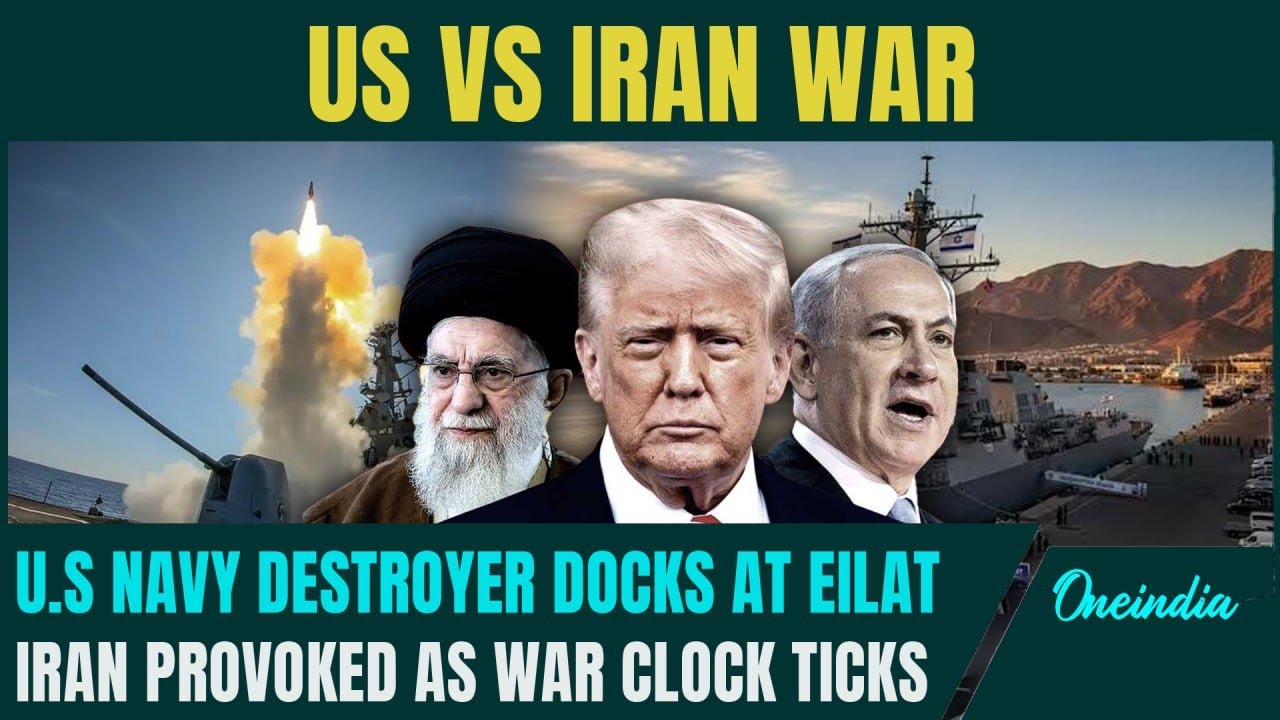 US.-Israel joint attack on Iran begins? US Navy destroyer docks at ...