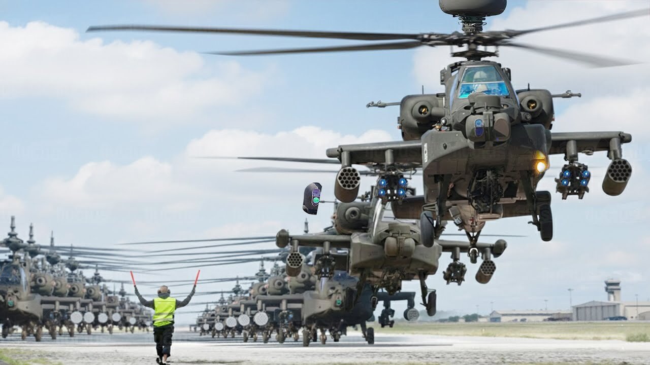 A Day in Life of US Most Powerful Attack Helicopter : AH-64 Apache