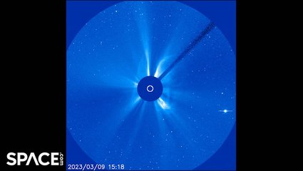'Butterfly-shape' coronal mass ejection captured