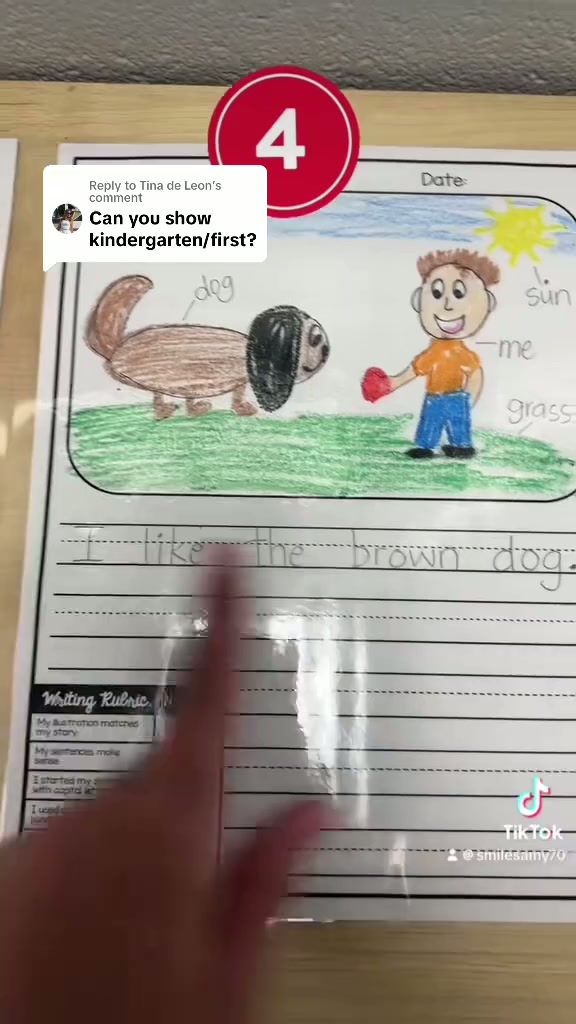 Transform kindergarten writing with this simple bump up wall